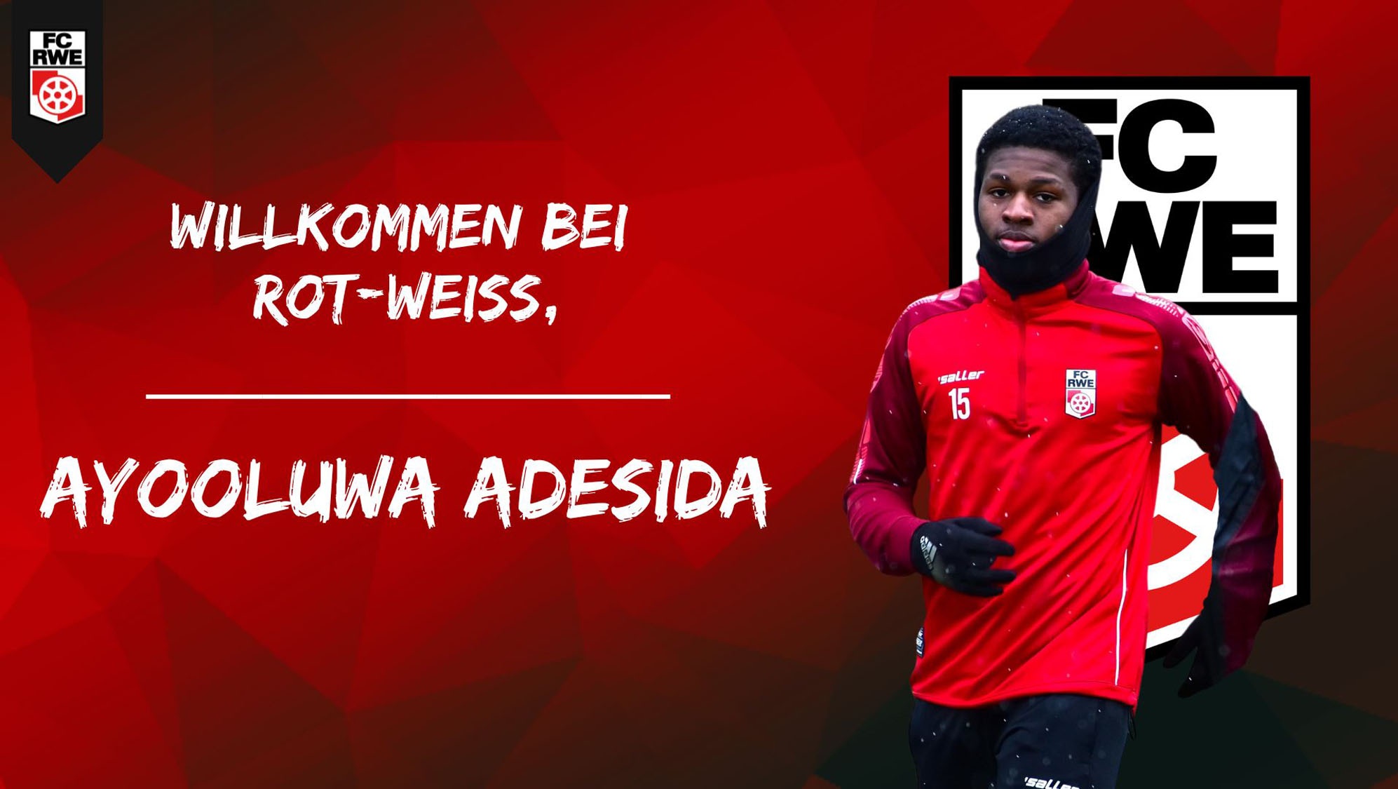 FC RWE VERPFLICHTET Ayooluwa AdesidaAktuelle News - FC Rot Weiß Erfurt