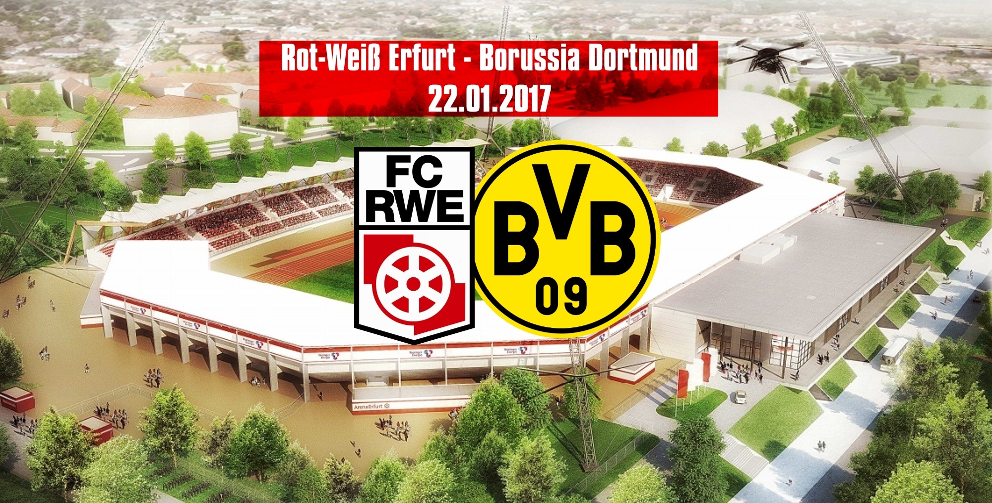RW Erfurt empfängt am Sonntag Borussia DortmundAktuelle News - FC Rot ...